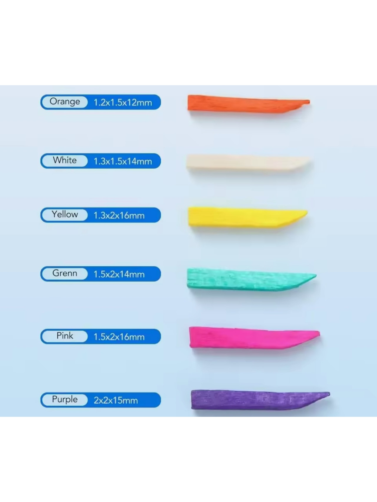 Wooden Dental Wedges – Pack of 10 – Moiadcdental