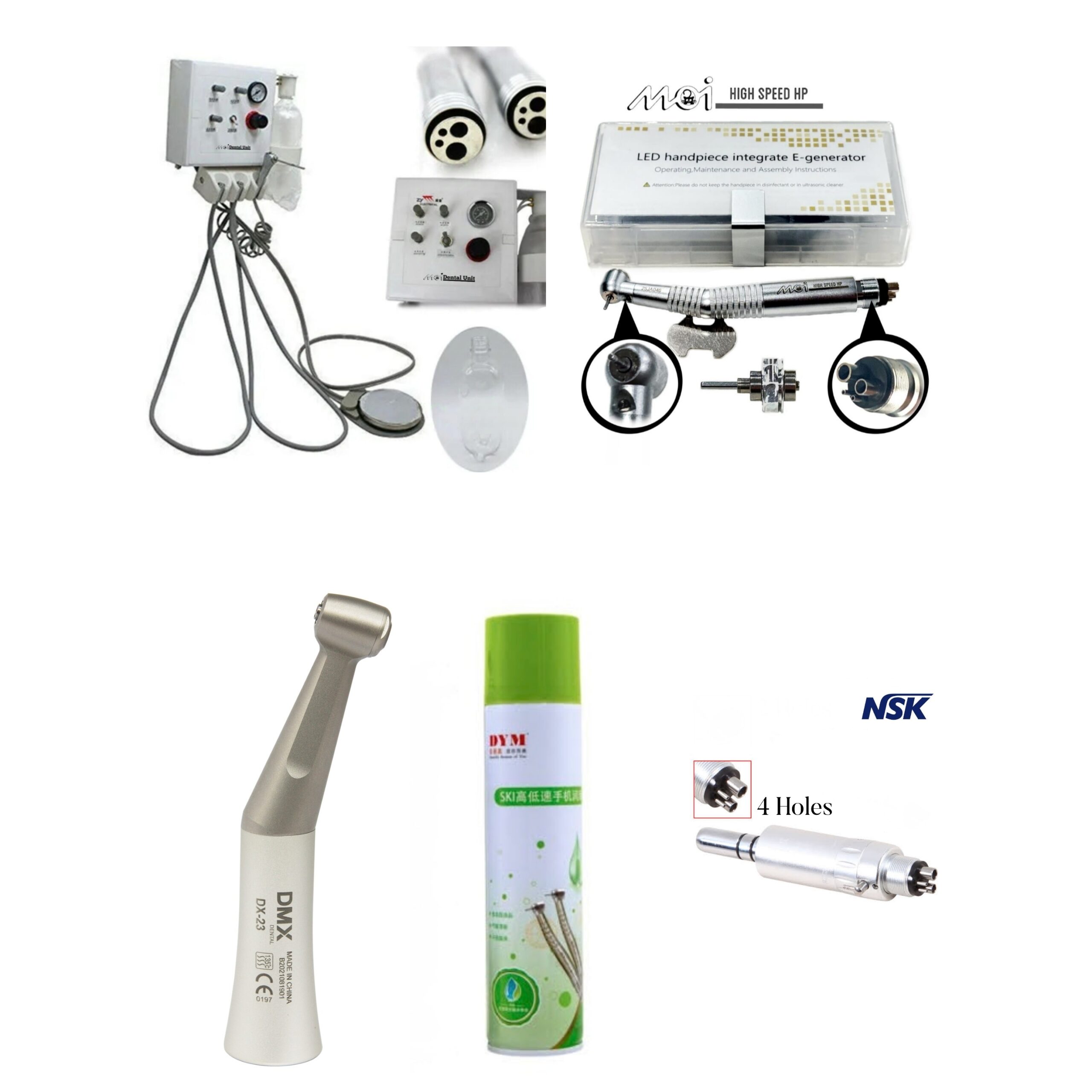 Complete Operatory Attachment Bundle — Wall Unit + Handpieces ...